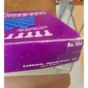 Cardinal | Games | Vintage Rare Cardinals Chess Set Sturdy Playing ...